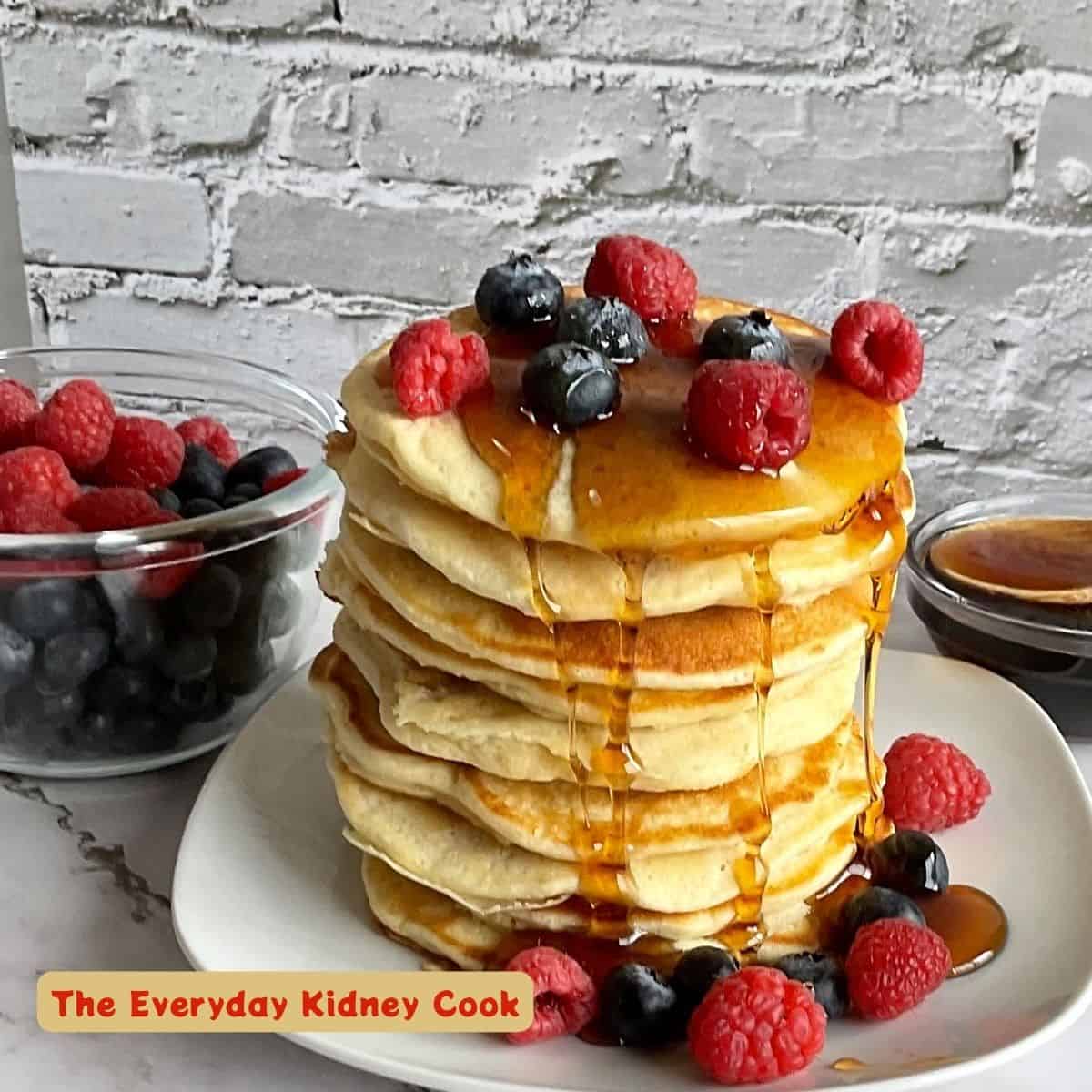 The Ultimate Low Sodium Pancakes - The Everyday Kidney Cook